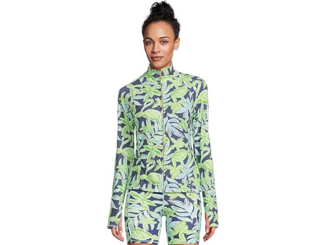 (取寄) リリー ピュリッツァー レディース ブレーカー ジャケット Upf 50+ Lilly Pulitzer women Breaker Jacket Upf 50+ Sapphire Pool Tropical Tango