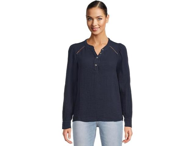 (取寄) マイケル スターズ レディース ケイシー ペザント トップ Michael Stars women Kacey Peasant Top Nocturnal