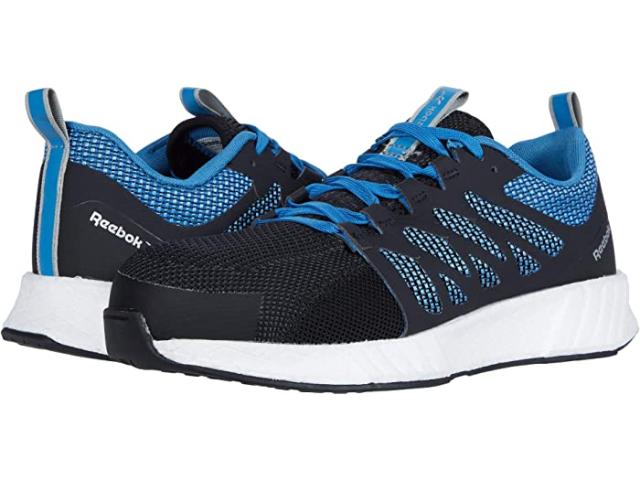 (取寄) リーボック ワーク メンズ フュージョン フレックスウィーブ ケージ コンポジット トゥ Reebok Work men  Fusion Flexweave Cage Composite Toe Blue