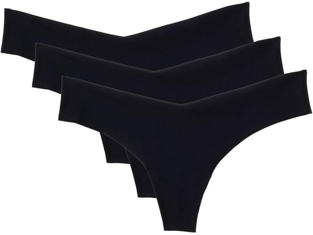 (取寄) コマンドー レディース クラシック トング 3-パック Commando women Commando Classic Thong 3-Pack Black/Black/Black