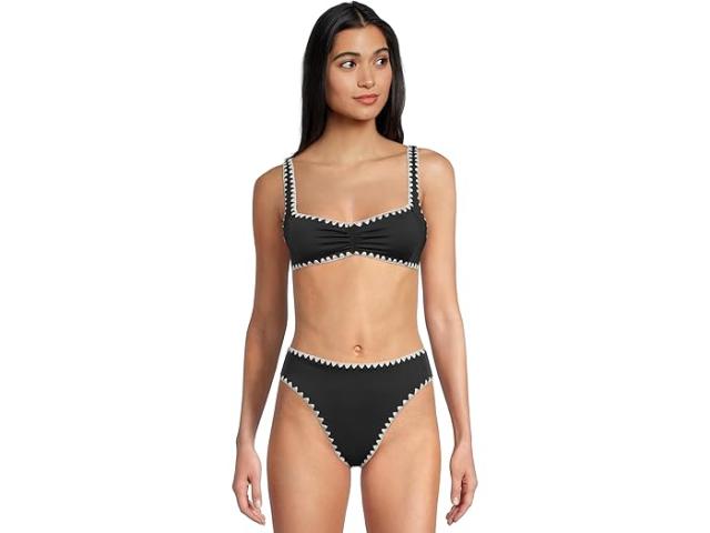 (取寄) エルスペース レディース エフィー トップ L*Space women Effie Top Black/Cream