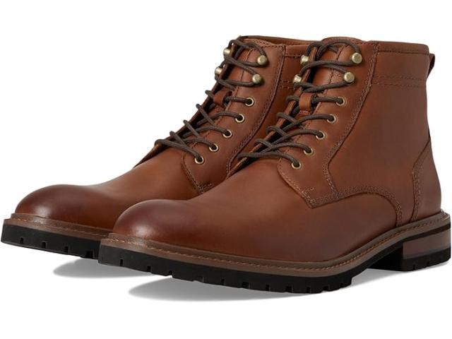 (取寄) ジョンストン&マーフィー メンズ バレット プレーン トゥ ブーツ Johnston & Murphy men Barrett Plain Toe Boots Tan Full Grain 1