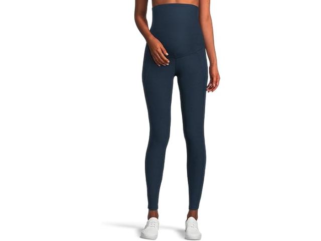(取寄) ビヨンドヨガ レディース スペースダイ ラブ ザ バンプ マタニティ ポケット ミディ レジー Beyond Yoga women Beyond Yoga Spacedye Love The Bump Maternity Pocket Midi Leggi Nocturnal Navy