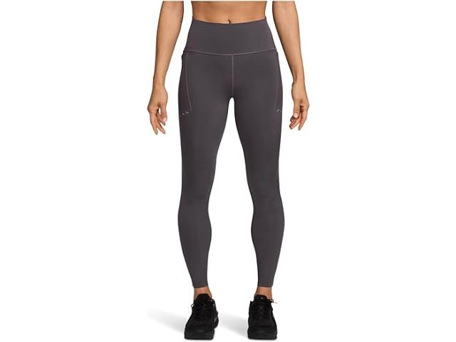 (取寄) ナイキ レディース ドライ-フィット スウィフト ハイウエスト 7/8 ランニング レギングス ウィズ ポケッツ Nike women Dri-fit Swift High-waisted 7/8 Running Leggings With Pockets Thunder Grey/Reflective Silver