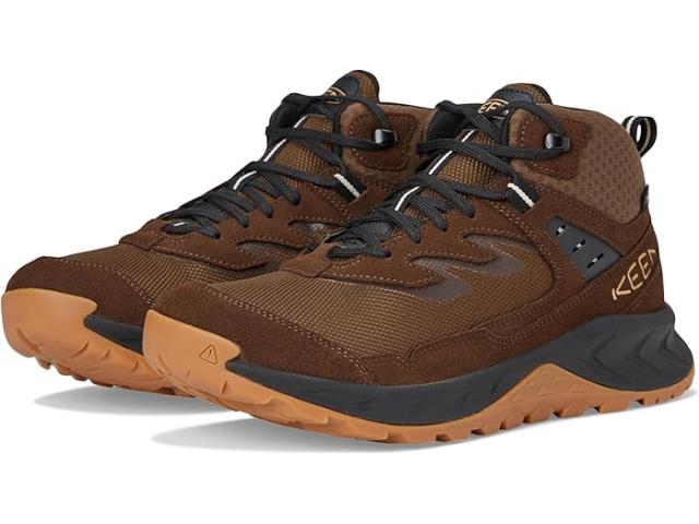 (取寄) キーン メンズ ミッド ウォータープルーフ KEEN men Hightrail Mid Waterproof Dark Earth/Oak Buff
