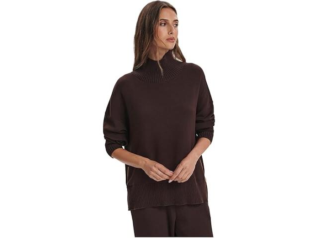 (取寄) バーリー レディース バーカー ハイ ネック スウェット Varley women Barker High Neck Sweat Coffee Bean