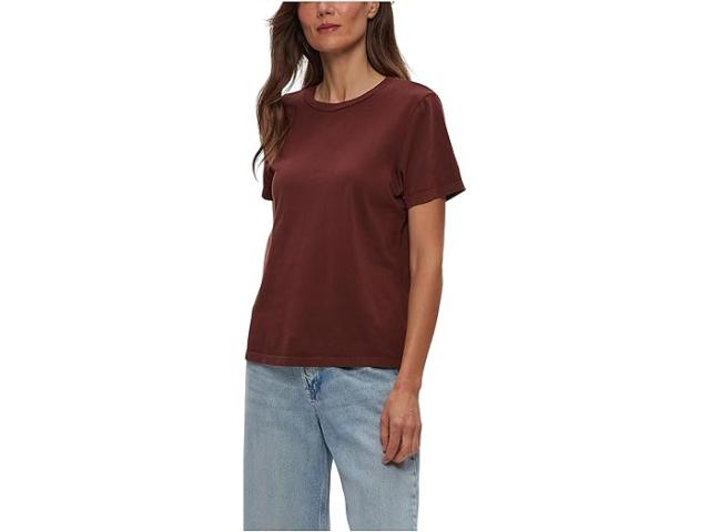 (取寄) マイケル スターズ レディース ベッカ ショート スリーブ クルー ネック ティー Michael Stars women Becca Short Sleeve Crew Neck Tee Espresso