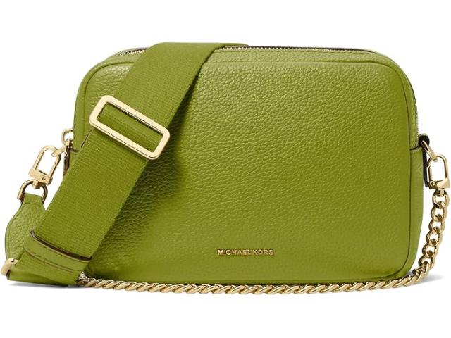 (取寄) マイケルコース レディース ブライアント ミディアム ダブル ジップ チェイン カメラ クロスボディ MICHAEL Michael Kors women Bryant Medium Double Zip Chain Camera Crossbody Meadow Green