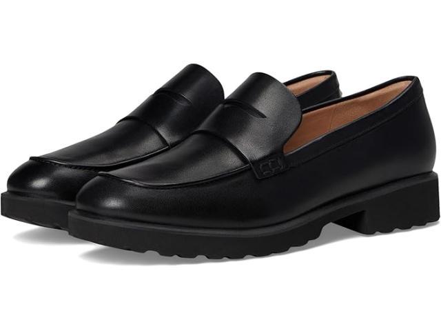 (取寄) コールハーン レディース グウェンドリン ペニー ローファーズ Cole Haan women Gwendolyn Penny Loafers Black Leather