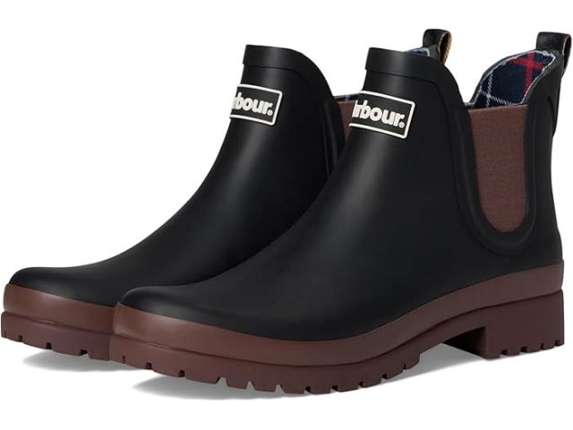 (取寄) バブアー レディース マロウ チェルシー ウェリー Barbour women Mallow Chelsea Welly Black/Vicuna