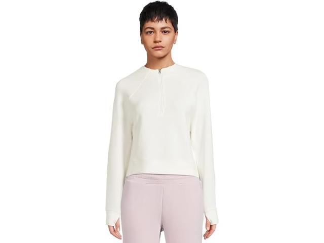 (取寄) バーリー レディース エバ ハーフ ジップ ミッドレイヤー Varley women Ebba Half Zip Midlayer  White