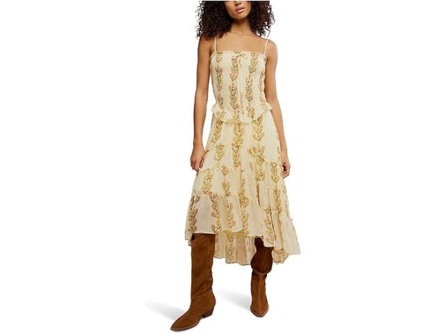 (取寄) フリーピープル レディース アレハンドラ ミディ ドレス Free People women Alejandra Midi Dress Cloud Combo