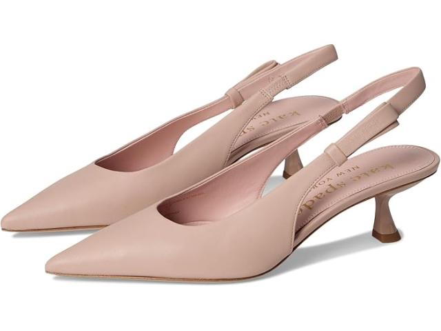 (取寄) ケイトスペード レディース ライリー スリングバック キトン ヒール Kate Spade New York women Riley Slingback Kitten Heel Pale Vellum