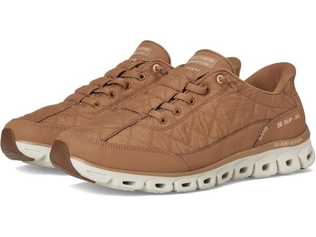 (取寄) スケッチャーズ レディース グライド-ステップ - アット イーズ コージー フィット ハンズ フリー スリップインズ SKECHERS women Glide-step - At Ease Cozy Fit Hands Free Slip-Ins Chestnut