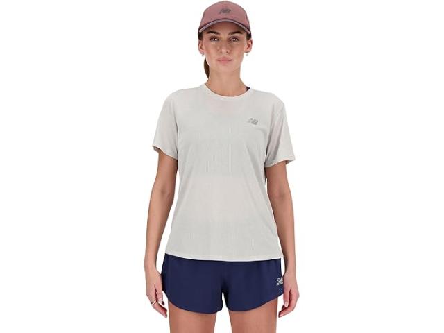 (取寄) ニューバランス レディース アスレチックス T-シャツ ヘザー New Balance women Athletics T-Shirt Heather Ash Heather