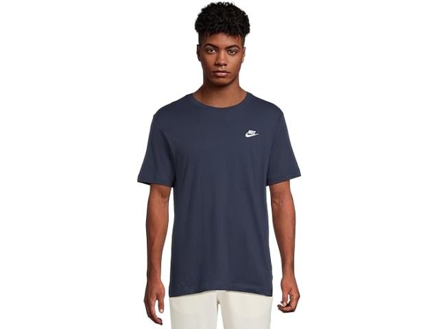 (取寄) ナイキ メンズ スポーツウェア クラブ ティー Nike men Sportswear Club Tee Midnight Navy/White
