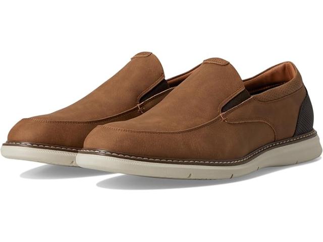 (取寄) ナン ブッシュ メンズ チェイス モカシン トゥ スリッポン ライトウェイト コンテンポラリー ローファー Nunn Bush men Chase Moccasin Toe Slip-On Lightweight Contemporary Loafer Cognac Multi