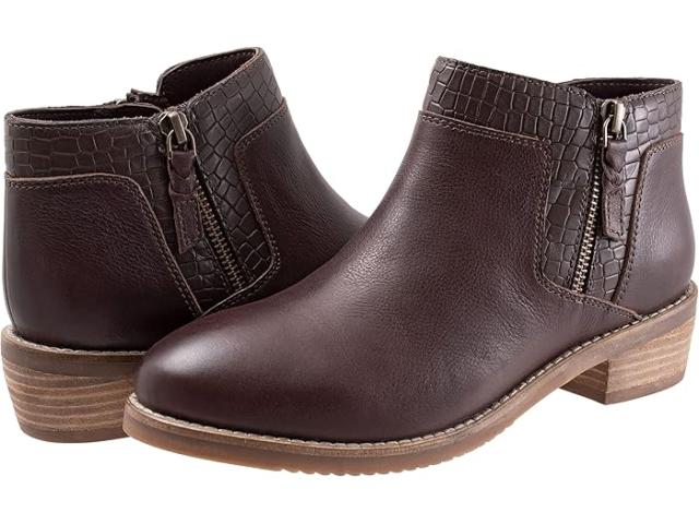 (取寄) ソフトウォーカー レディース ルビ SoftWalk women Rubi Dark Brown/Croco