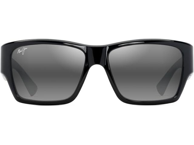 (取寄) マウイ ジム カオル Maui Jim Kaolu Shiny Black/Neutral Grey Polarized