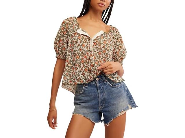 (取寄) フリーピープル レディース アストラ ペザント トップ Free People women Astra Peasant Top Daisy Combo