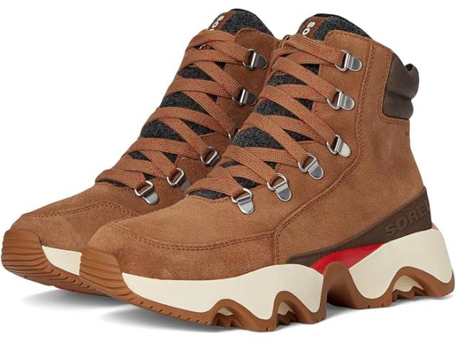 (取寄) ソレル レディース キネティック インパクト コンクエスト プラス ウォータープルーフ SOREL women Kinetic Impact Conquest Plus Waterproof Velvet Tan/Tobacco