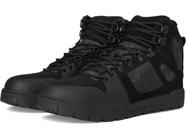 (取寄) メンズ ピュア ワーク HI ウォータープルーフ コンプ トゥ エー DC Work men Pure Work Hi Waterproof Comp Toe EH Black Camo