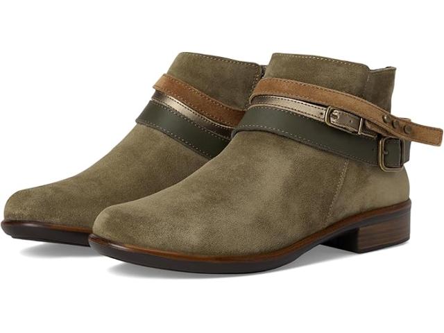 (取寄) ナオト レディース スマトラ Naot women Sumatra Hunter Green Suede/Green/Pewter Straps