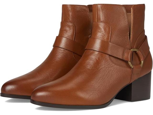 (取寄) ジョンストン&マーフィー レディース トリスタ ハーネス ブーティ Johnston & Murphy women Trista Harness Bootie Cognac Calfskin