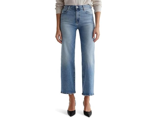 (取寄) AGジーンズ レディース サイゲ ミッドライズ ワイド レッグ ジーンズ イン モメント AG Jeans women Saige Mid-Rise Wide Leg Jeans in Momento Momento