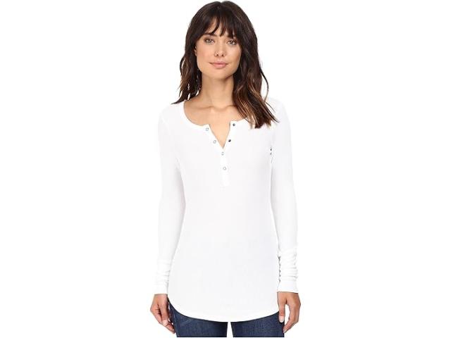 (取寄) スプレンディッド レディース フォーエバー サーマル ヘンリー Splendid women Forever Thermal Henley White