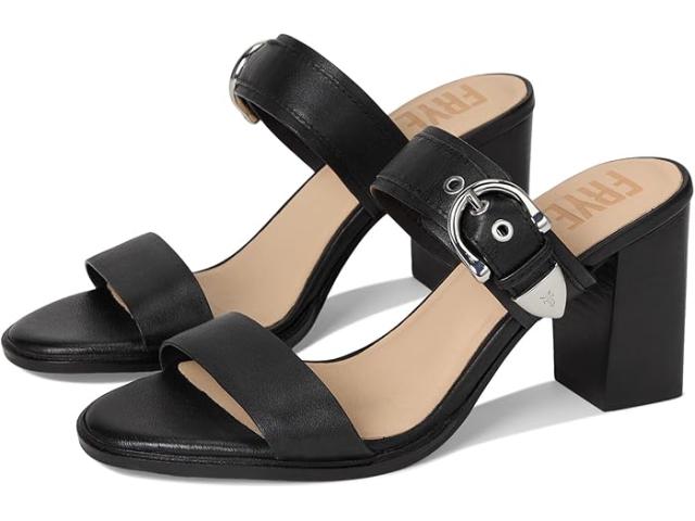 (取寄) フライ レディース ステラ バックル スライド Frye women Stella Buckle Slide Black