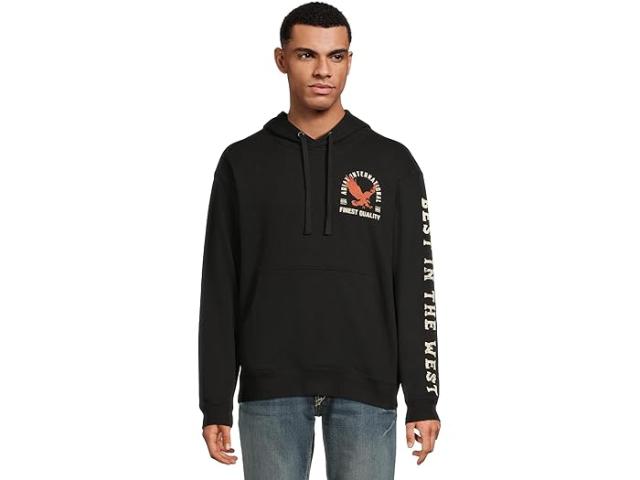 (取寄) アリアット メンズ イーグル ラージ ブーディ Ariat men Eagle Large Hoodie Black