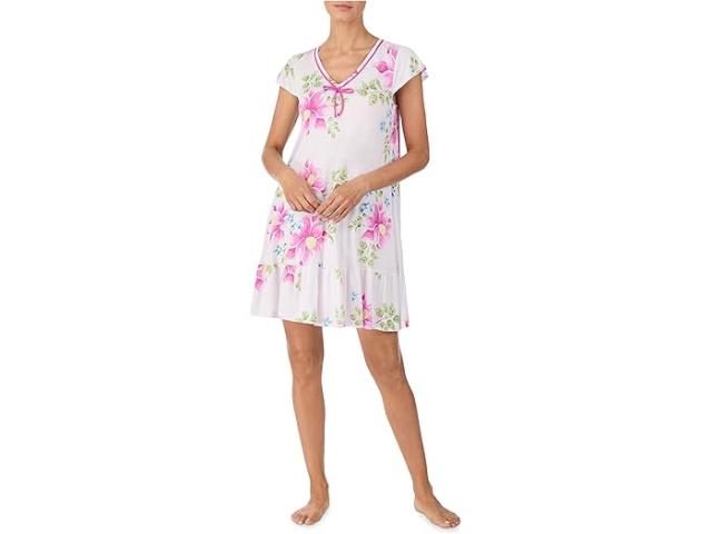 (取寄) トミーバハマ レディース ショート スリーブ ショート ナイトガウン  Bahama women Short Sleeve Short Nightgown Pink Floral