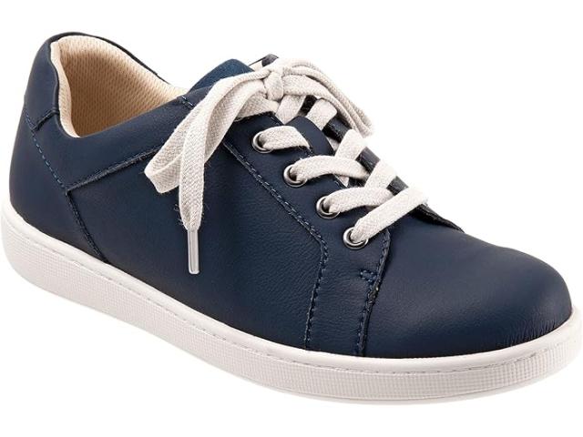 (取寄) トロッターズ レディース アドワー Trotters women Adore Navy Leather/Navy Suede Veg
