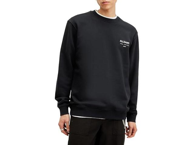 (取寄) オールセインツ メンズ アンダーグラウンド クルー AllSaints men Underground Crew Jet Black 2