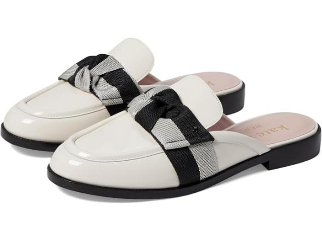 (取寄) ケイトスペード レディース レアンドラ ミュール ローファー Kate Spade New York women Leandra Mule Loafer Cream/ Black Multi