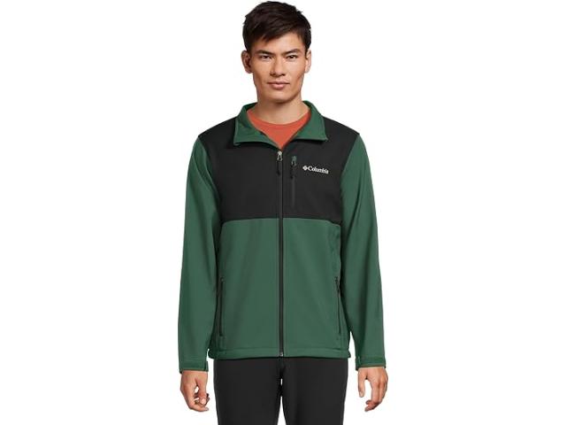 (取寄) コロンビア メンズ アセンダー ソフトシェル ジャケット Columbia men Ascender Softshell Jacket Rain Forest/Black