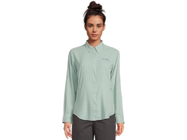 (取寄) コロンビア レディース タミアミ リ ロング スリーブ シャツ Columbia women Tamiami II Long Sleeve Shirt Misty Jade