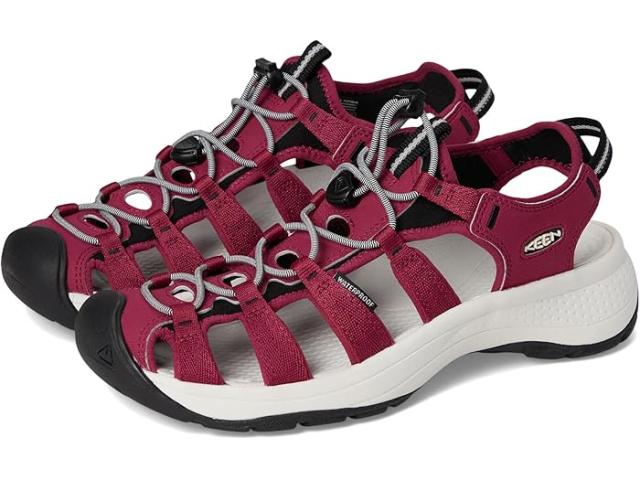 (取寄) キーン レディース アストリア ウェスト サンダル KEEN women Astoria West Sandal Beaujolais/Star White