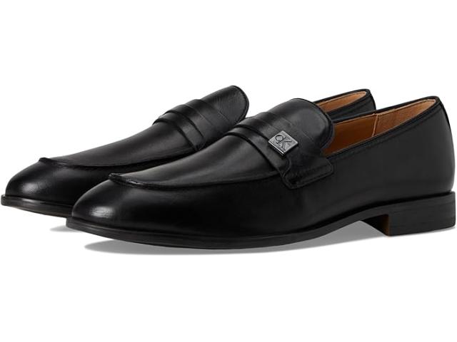 (取寄) カルバンクライン メンズ    men Obexx Black Leather