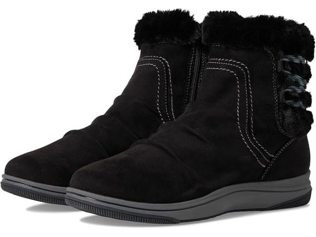 (取寄) クラークス レディース ブリーズ コージー Clarks women Breeze Cozy Black Textile