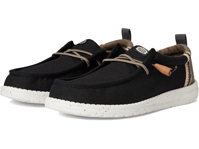 (取寄) ヘイ デュード メンズ ウォーリー サマー リネン Hey Dude men Wally Summer Linen Black/Walnut