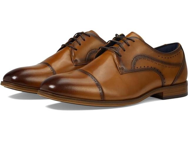 (取寄) ステイシー アダムス メンズ ブライアント キャップ トゥ レースアップ Stacy Adams men Bryant Cap Toe Lace-Up Tan