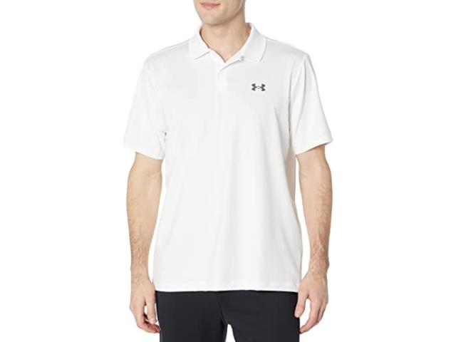 (取寄) アンダーアーマー ゴルフ メンズ パフォーマンス 3.0 ポロ Under Armour Golf men Under Armour Golf Performance 3.0 Polo White/Pitch Gray