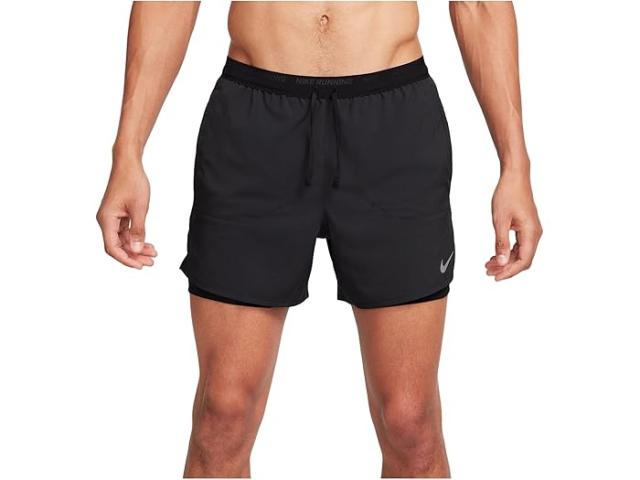 (取寄) ナイキ メンズ ドライ-フィット ストライド 2イン1 5 ショーツ Nike men Dri-FIT Stride 2-in-1 5