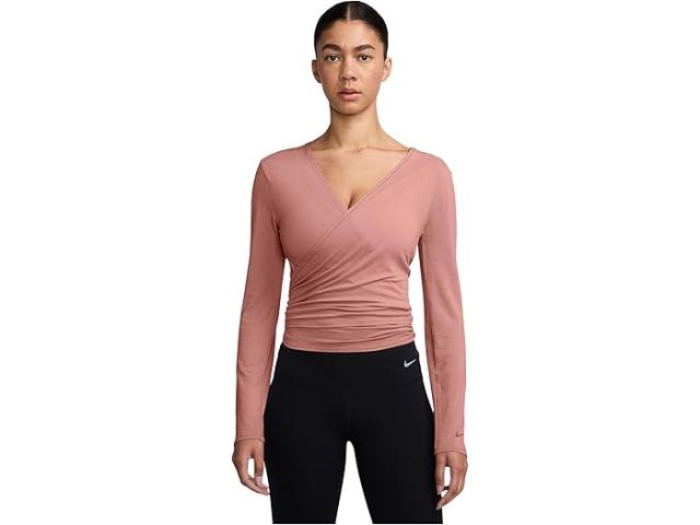 (取寄) ナイキ レディース ワン リラックスド-フィット ドライ-フィット トップ Nike women One Relaxed Dri-fit Top Rust Pink/Canyon Rust
