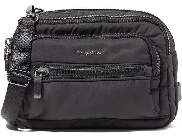 (取寄) バッガリーニ レディース トリプル ジップ バッグ Baggallini women Baggallini Triple Zip Bagg Black Puff