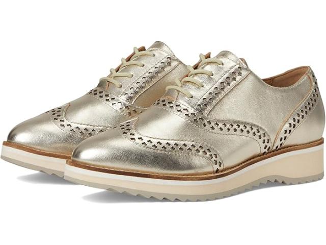 (取寄) ジョンストン&マーフィー レディース ウリッサ ウィングチップ Johnston & Murphy women Ulyssa Wingtip Gold llic