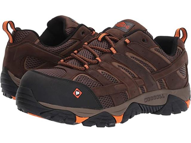 (取寄) メレル ワーク メンズ モアブ バーテックス ベント コンポジット トゥ Merrell Work men  Moab Vertex Vent Composite Toe Clay