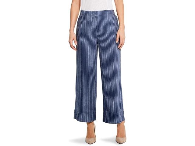 (取寄) ニックゾー レディース セントラル パーク ワイド レッグ アンクル パンツ NIC+ZOE women Central Park Wide Leg Ankle Pants Blue Multi